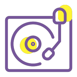 Turntable Vector Icons free download in SVG, PNG Format