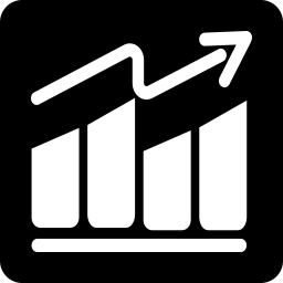 Chart up trend Vector Icons free download in SVG, PNG Format