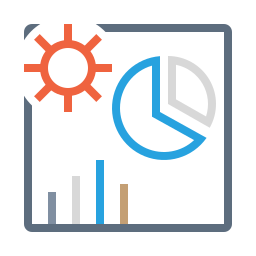 Statistical chart processing Vector Icons free download in SVG, PNG Format