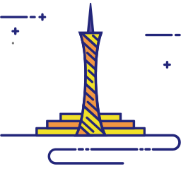 Canton Tower Vector Icons free download in SVG, PNG Format