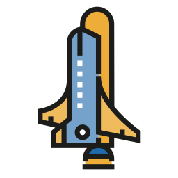 Aerospace - shuttle Vector Icons free download in SVG, PNG Format