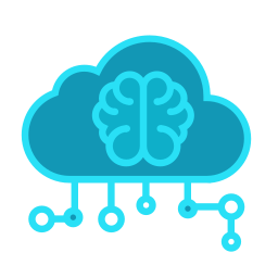 Intelligent Cloud Vector Icons free download in SVG, PNG Format