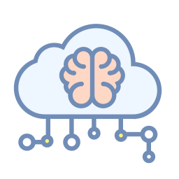 Intelligent Cloud Vector Icons free download in SVG, PNG Format