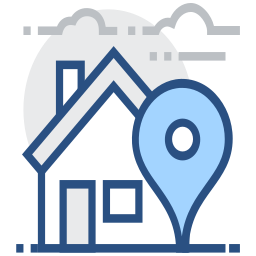 Blue House Vector Icons free download in SVG, PNG Format