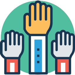 Raise your hand. Vector Icons free download in SVG, PNG Format