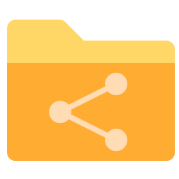 Generic Share Folder Vector Icons free download in SVG, PNG Format