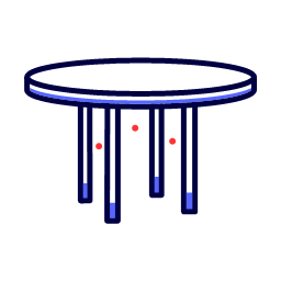 Round table Vector Icons free download in SVG, PNG Format