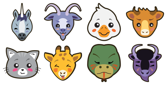 Animal Vector Icons free download in SVG, PNG Format