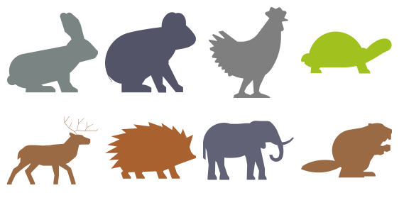 Animal Vector Icons free download in SVG, PNG Format