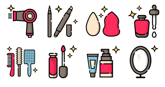 Beauty & Fashion Vector Icons free download in SVG, PNG Format