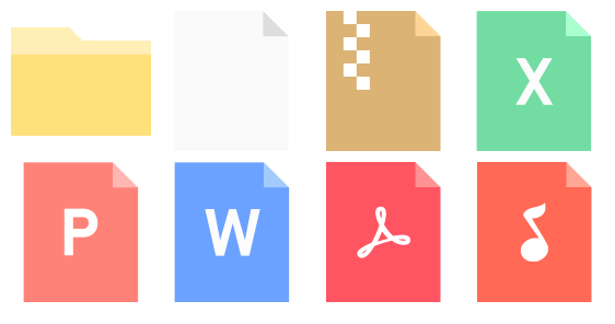 File Type Vector Icons free download in SVG, PNG Format