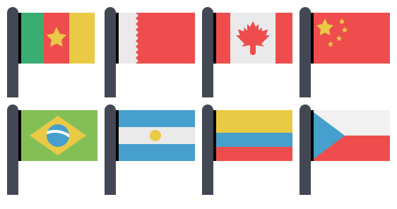 Flag Vector Icons free download in SVG, PNG Format