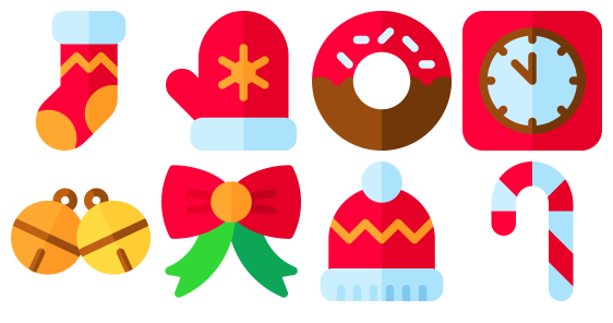 Holiday Vector Icons free download in SVG, PNG Format