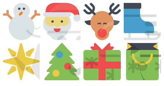 Holiday Vector Icons free download in SVG, PNG Format