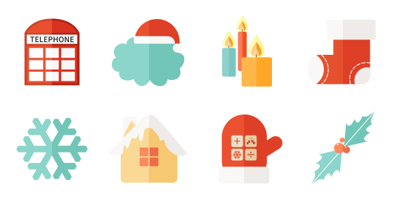 Holiday Vector Icons free download in SVG, PNG Format