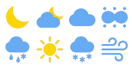 Weather Vector Icons free download in SVG, PNG Format